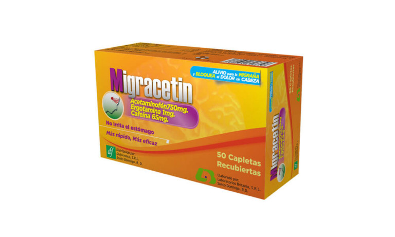 Migracetin 750 mg Capleta Caja/50 - Laboratorios Britania