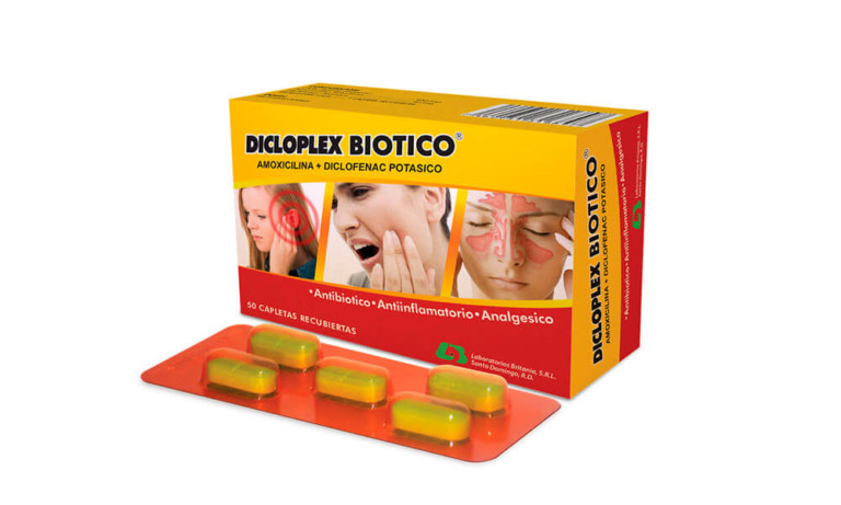 Dicloplex Biotico Capleta Caja/50 - Laboratorios Britania
